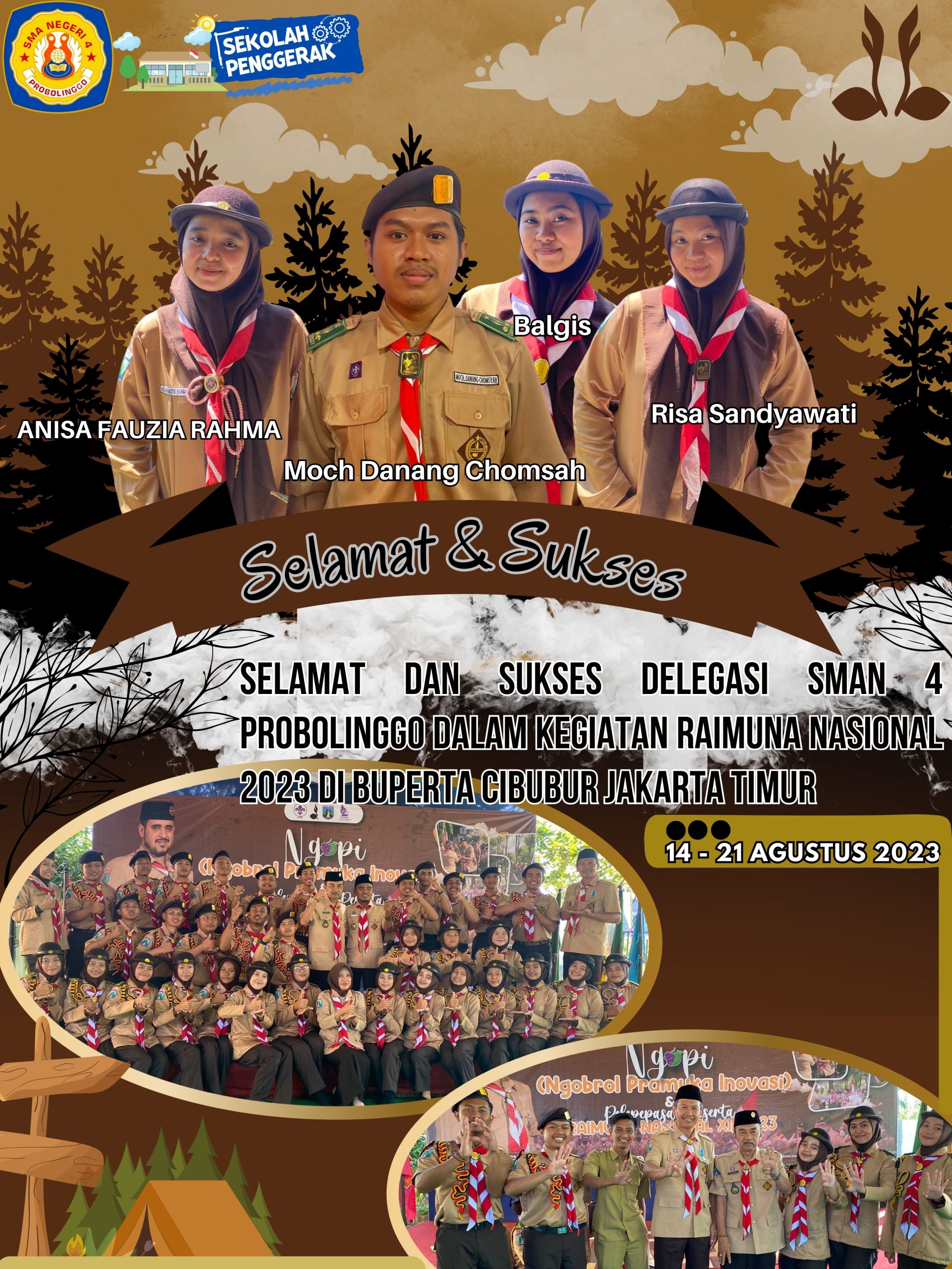 Raimuna Nasional (Rainas) XII Tahun 2023 – SMAN 4 PROBOLINGGO